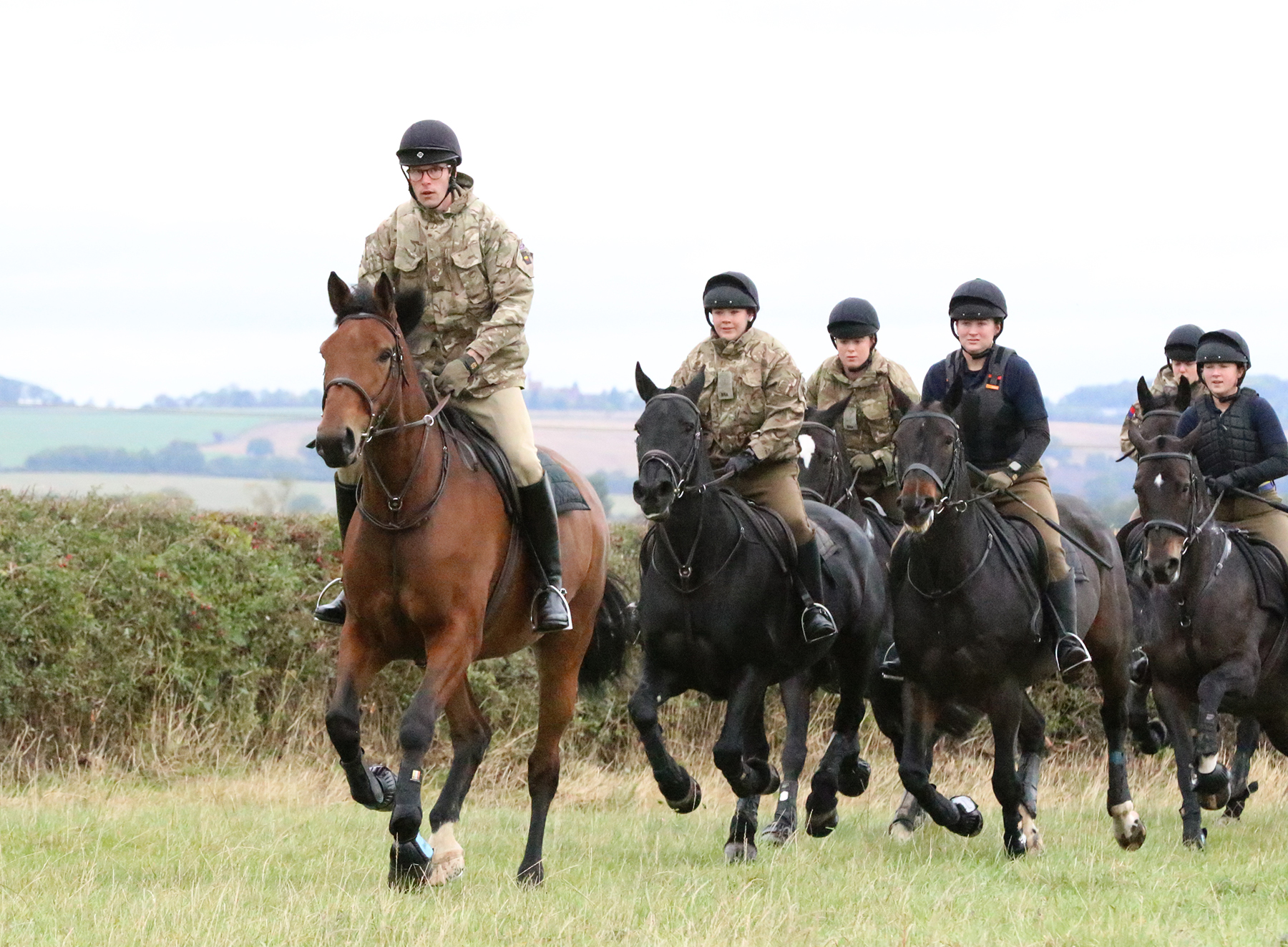 King's Troop horses and soldiers swap London duties for jumping and ...