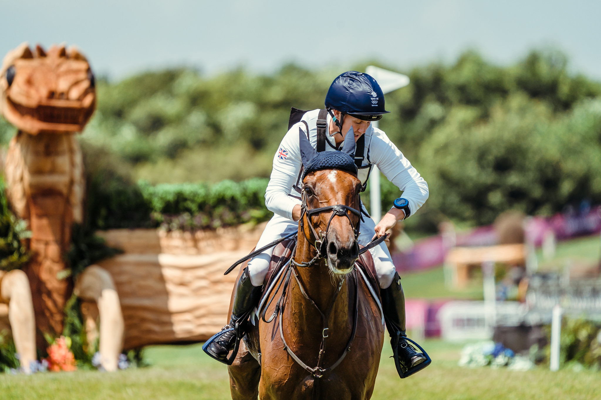 First ever female Olympic eventing champion crowned; individual silver ...