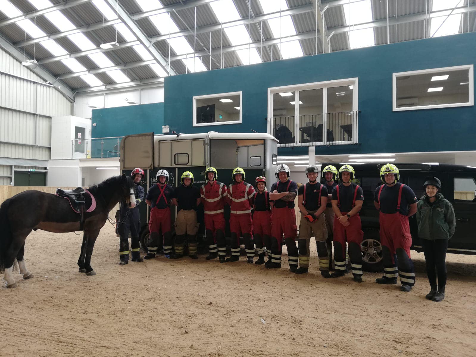 Horse Trust Teddy assists emergency responders' vital training - Your Horse